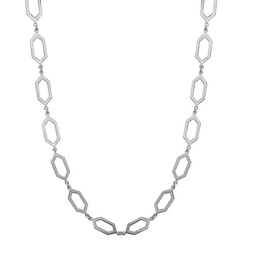 GRAPHITE COLLAR NECKLACE IN STERLING SILVER | Penwarden Fine Jewellery